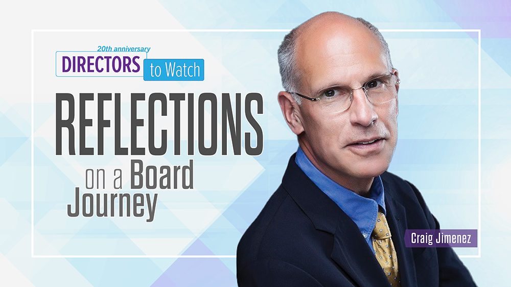 Reflections on a Board Journey: Craig Jimenez - Private Company Director